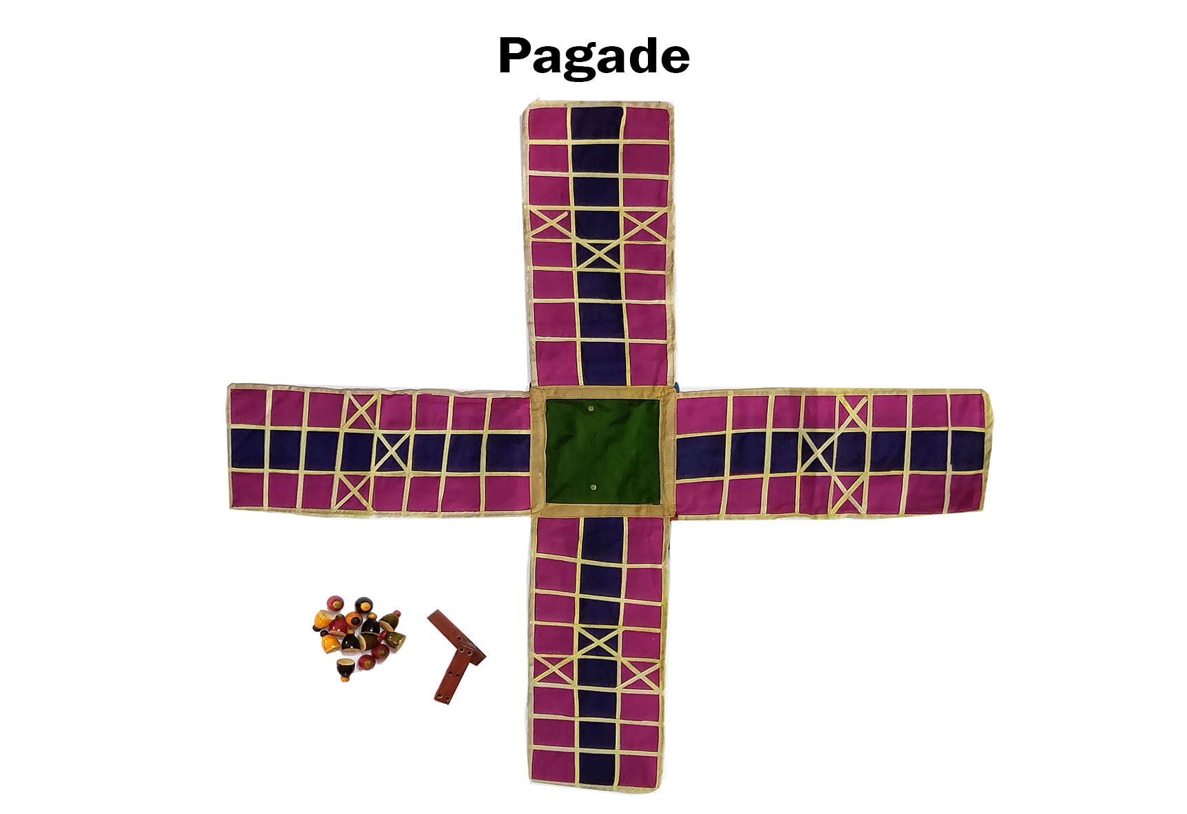 Pagade Pachisi Chaupad Ludo Indian Traditional Board Game Party & Fun ...
