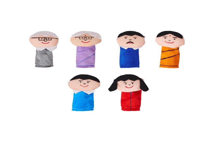 Finger Puppets Indian Family – Vyvic Educational Needs