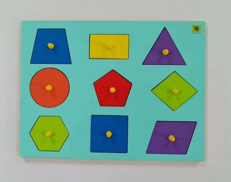 Lg/Inset Tray Nine Shapes Puzzles – Vyvic Educational Needs