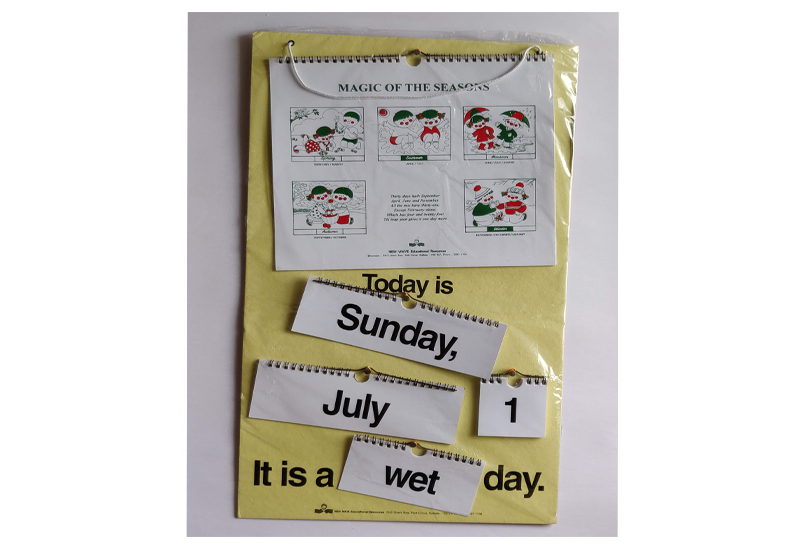 Calendar Activity for Kids Teach Months Dates Days Weather Classroom H ...