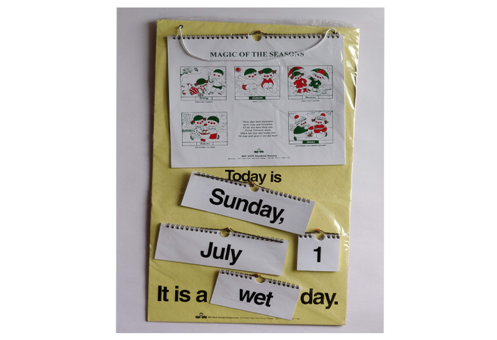 Calendar Activity for Kids Teach Months Dates Days Weather Classroom H ...