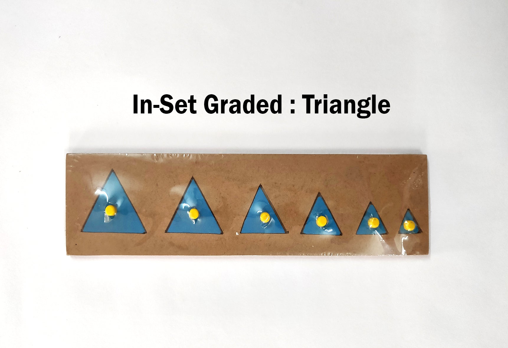 Graded Inset Board Triangles – Vyvic Educational Needs