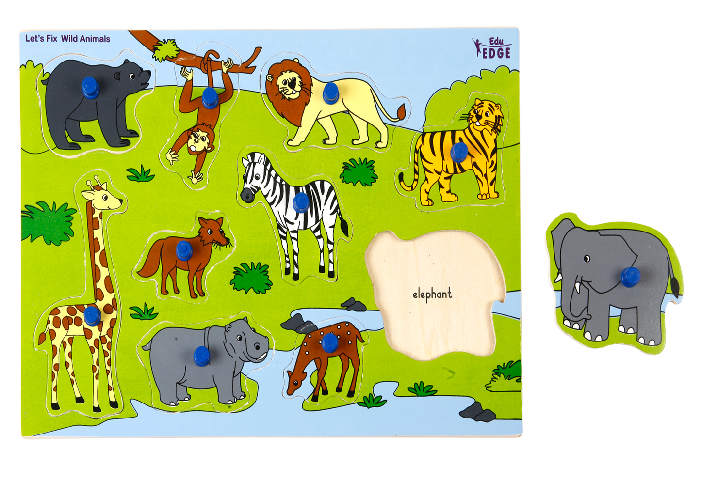 Vr/Inset Tray Wild Animals Puzzle – Vyvic Educational Needs